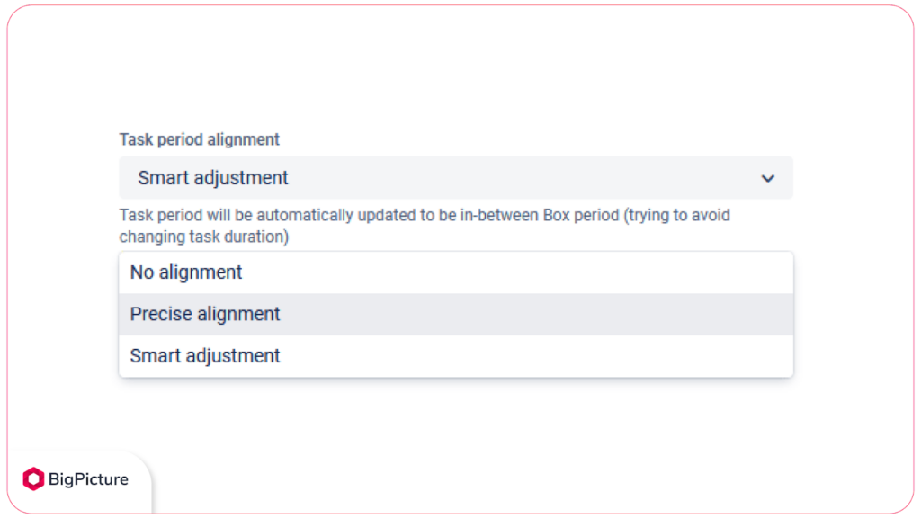 Agile schedule in BigPicture. How to set it up? | BigPicture